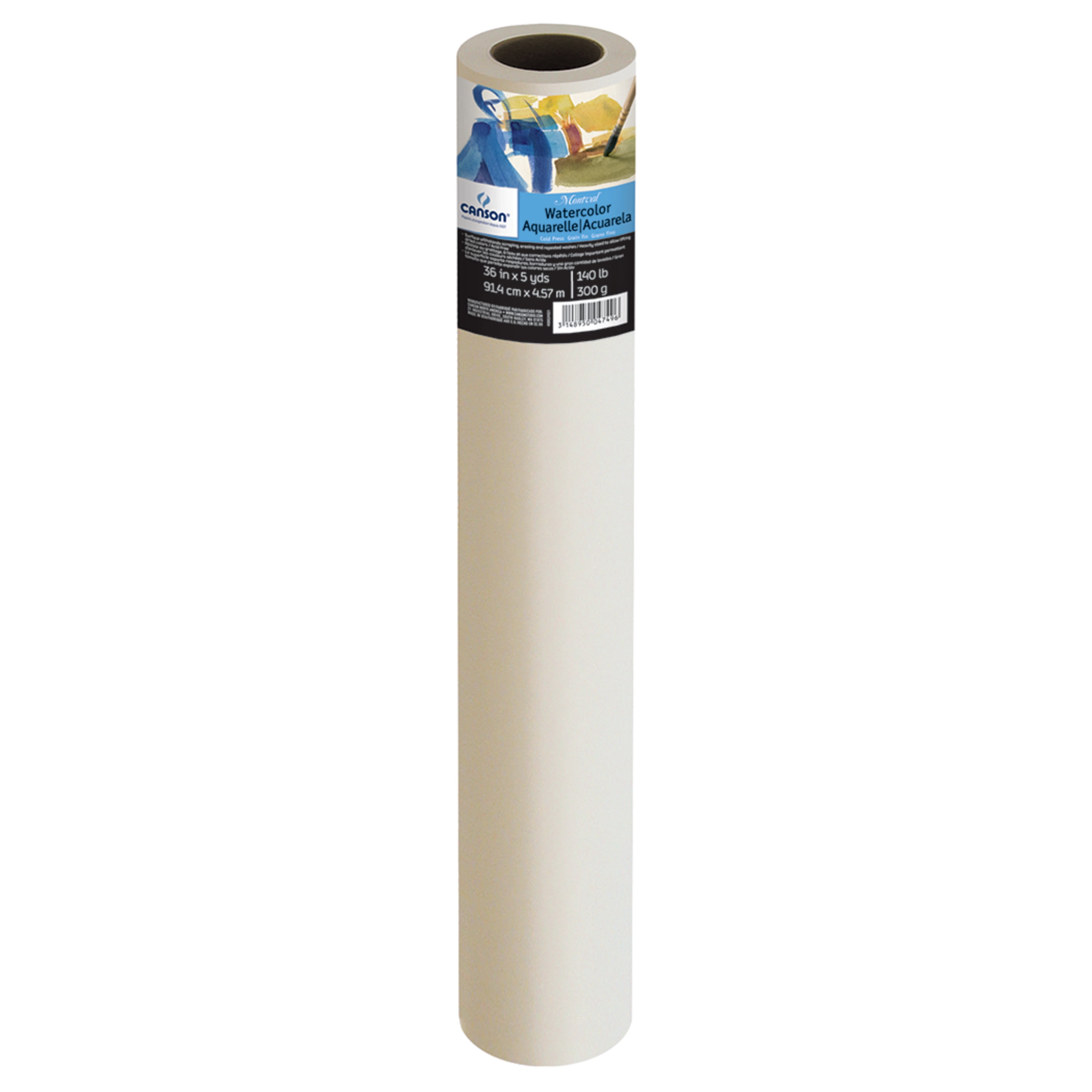 Canson Montval Watercolor Roll, 36in x 5 yds. - Walmart.com