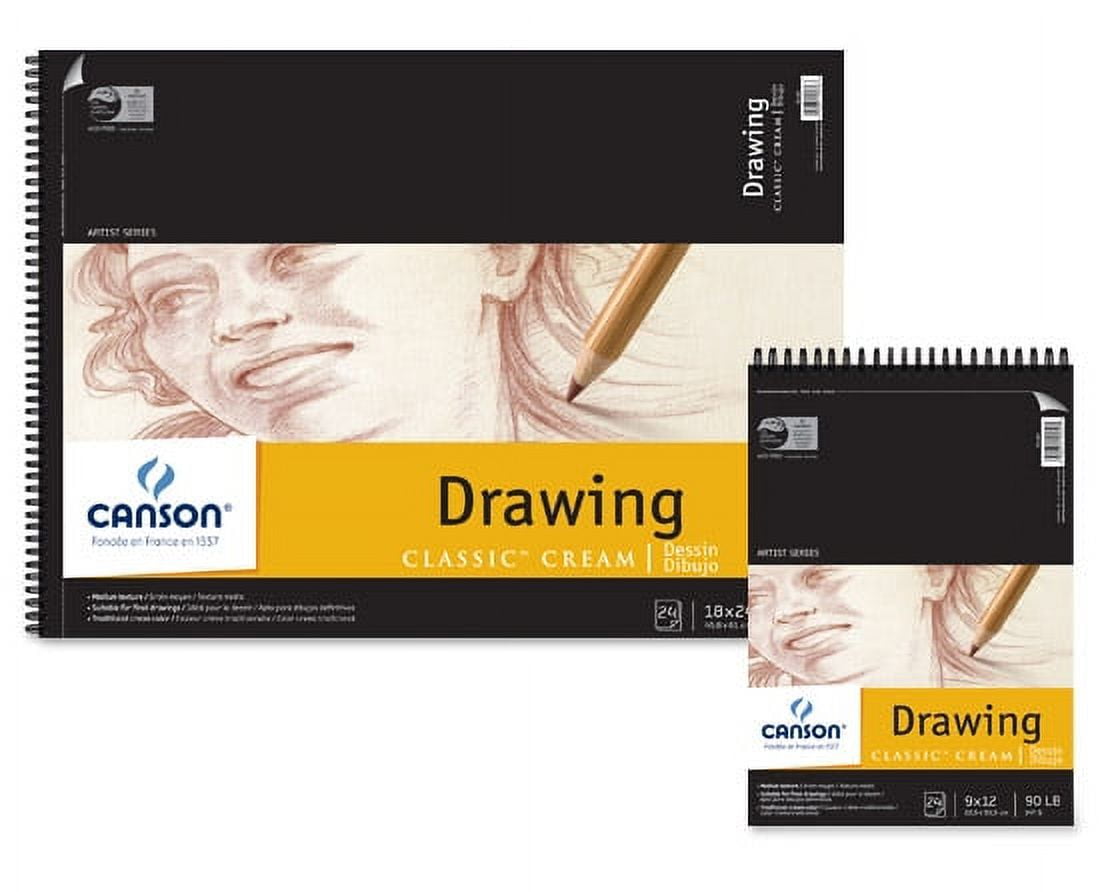 Canson Classic Cream Drawing Pad - 11" x 14", 24 Sheets - Walmart.com