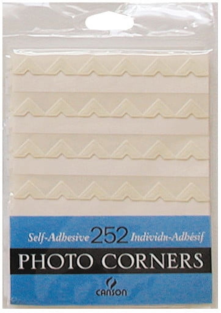 Canson Self-Adhesive Photo Corner Sheet, Ivory - Walmart.com