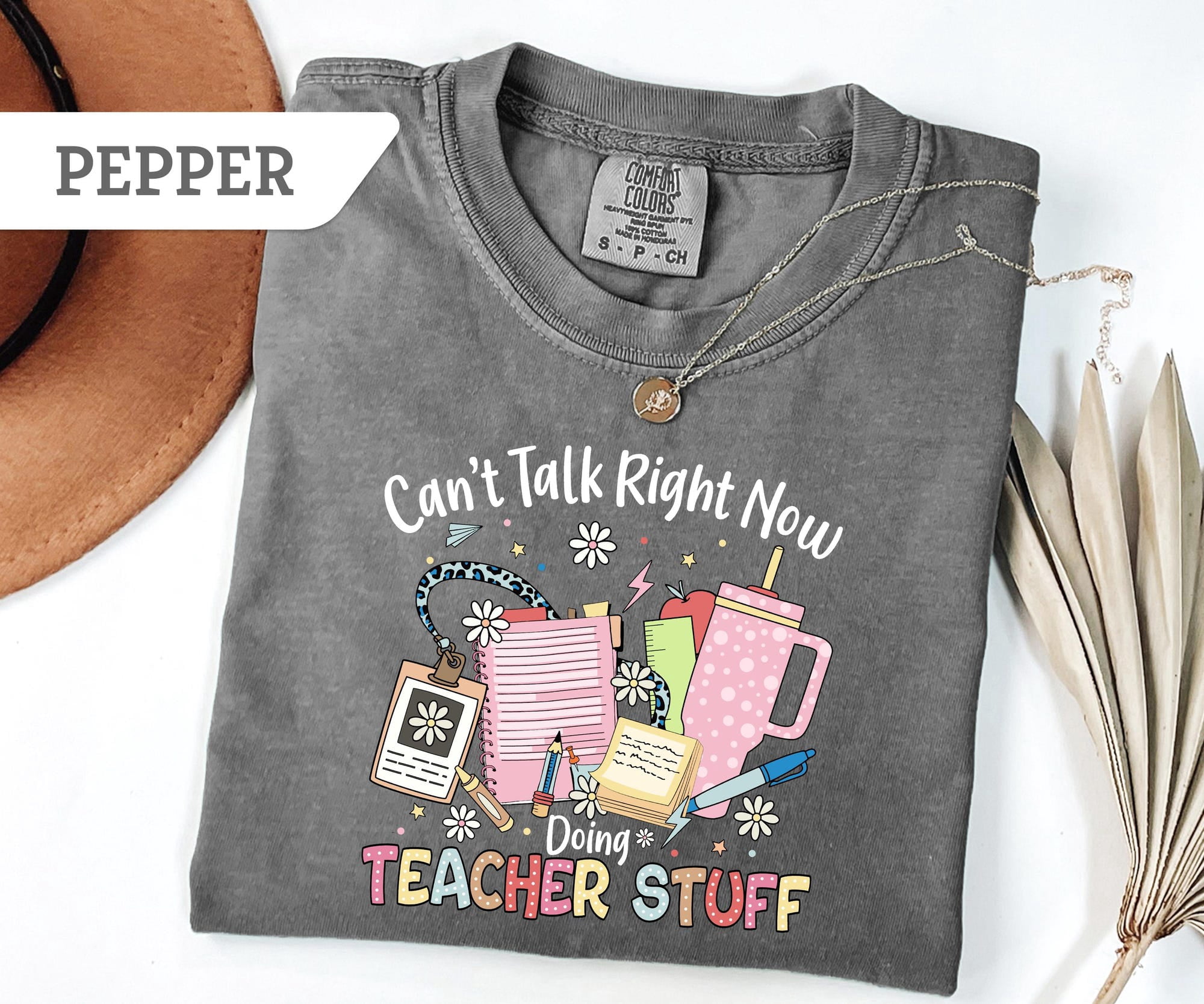 Cant Talk Right Now Doing Teacher Stuff Shirt Cute Teacher Gift Teacher ...