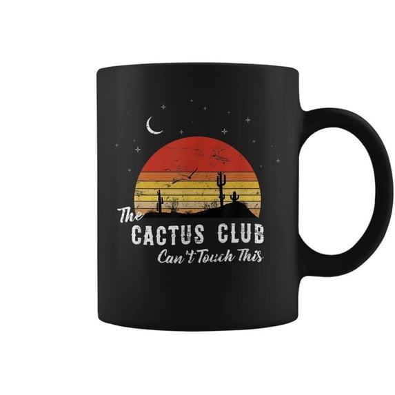 Cant Touch This Cactus Club Design Retro Style Gift Coffee Mugs ...