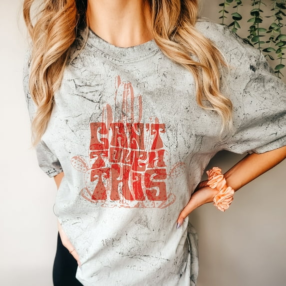 Cant Touch This Color Blast Tee, Sassy Cactus Graphic T-Shirt, Shirt ...