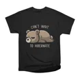 Cant Wait To Hibernate Funny Lazy Bear Gift T-Shirt Tee Gift For Him ...