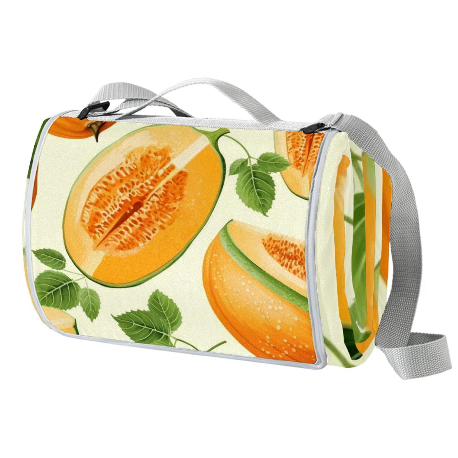 Cantaloupe Canvas Beach Blanket Picnic Mat Waterproof Sand Proof ...