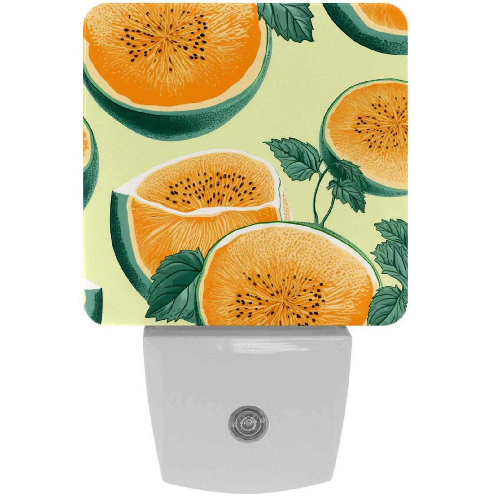 Cantaloupe LED Square Night Lights for Bedroom and Living Room, Decorative Mood Lighting with ...