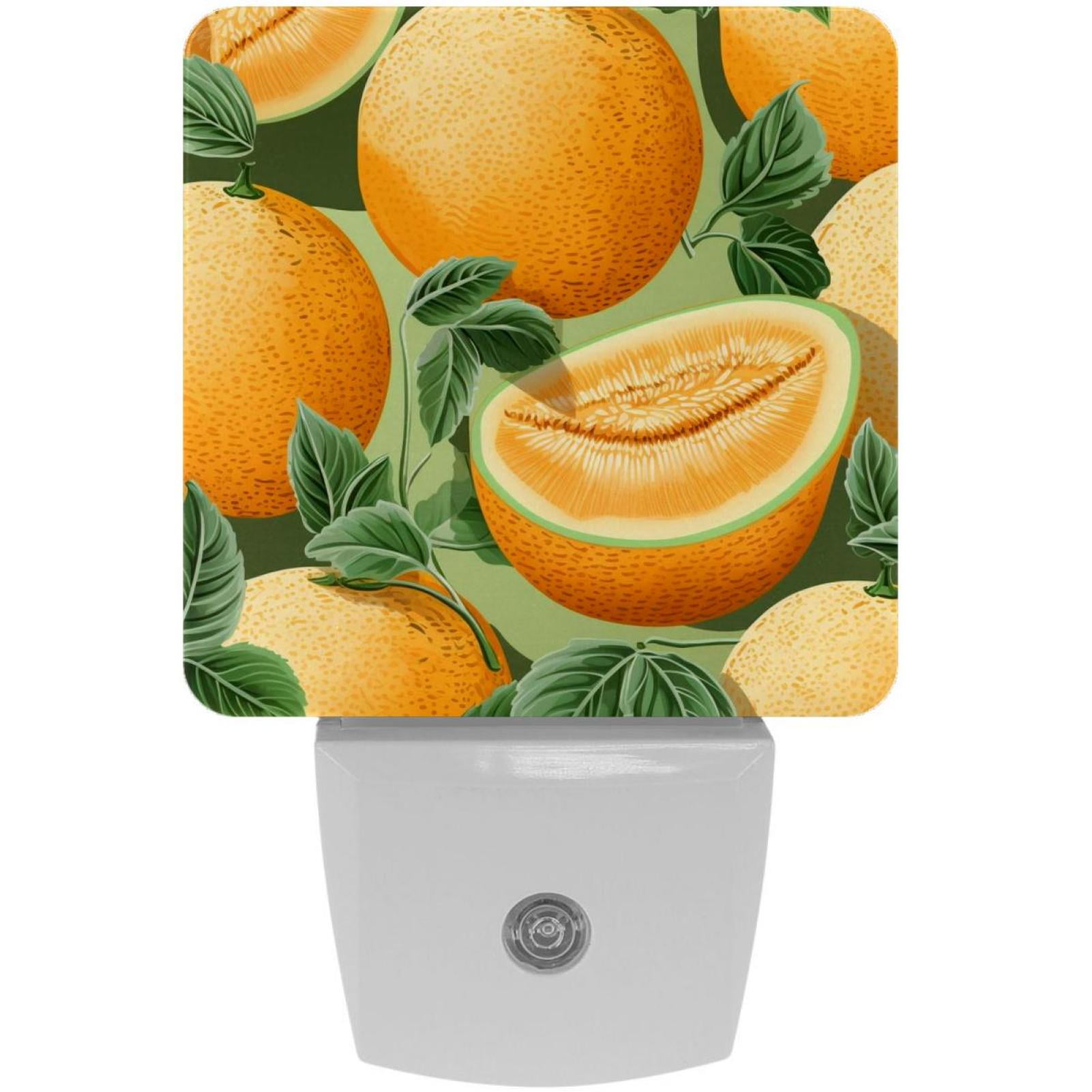 Cantaloupe LED Square Night Lights- Modern and Energy Efficient Bedside ...
