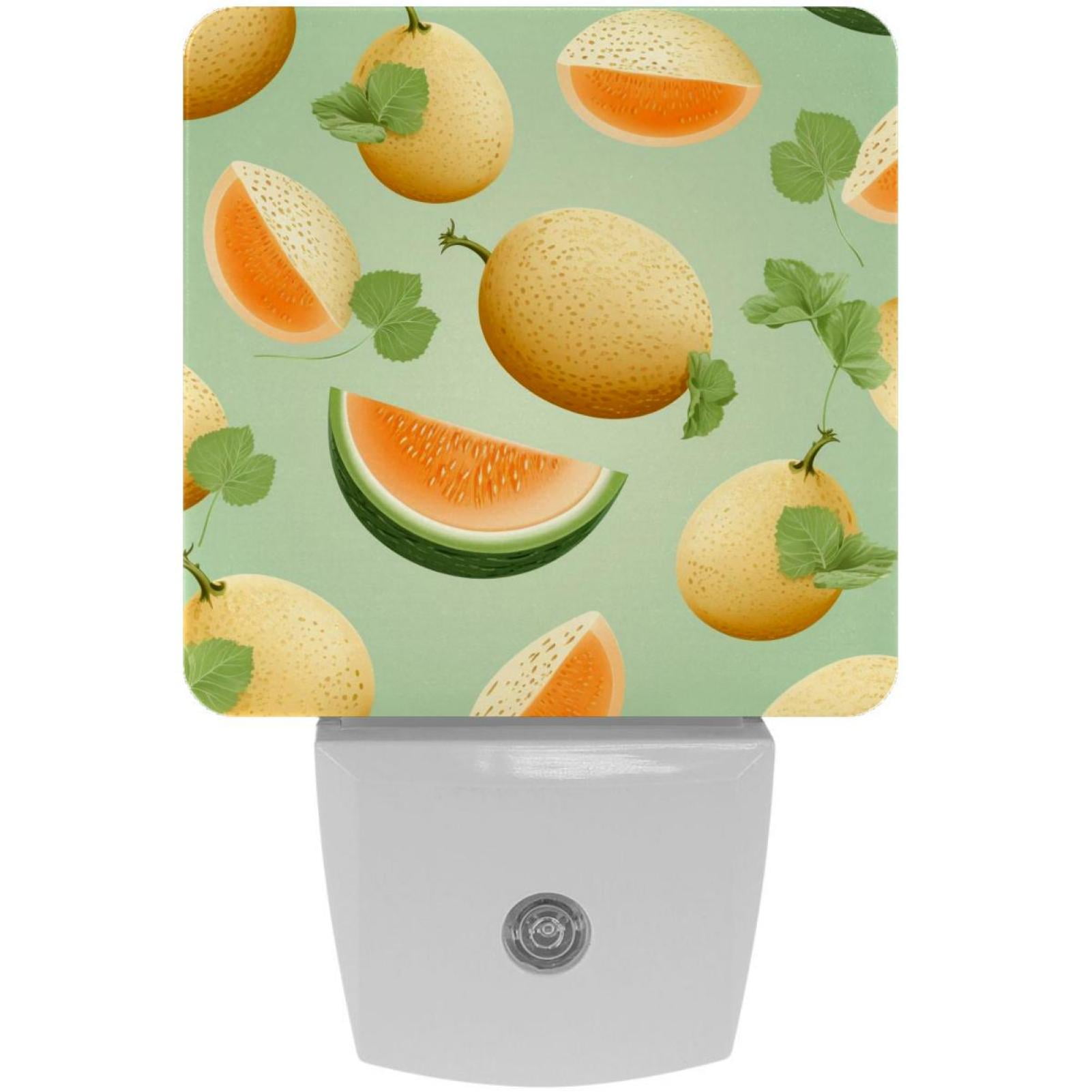 Cantaloupe Square LED Night Lights - Small, Portable Lighting for Any ...