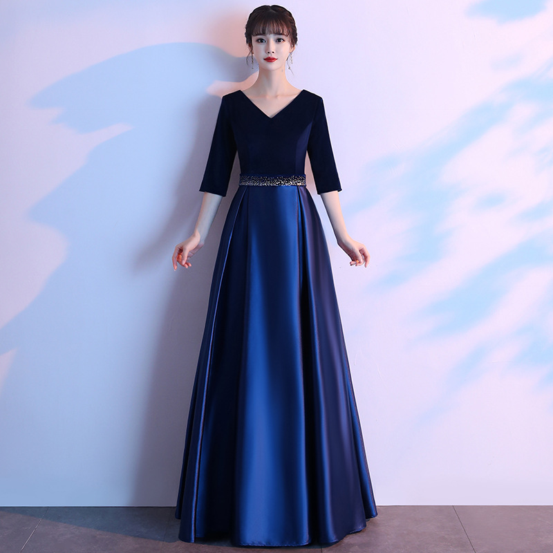 Cantata Performance Dress Long Dress Evening Gown Women Banquet Elegant ...