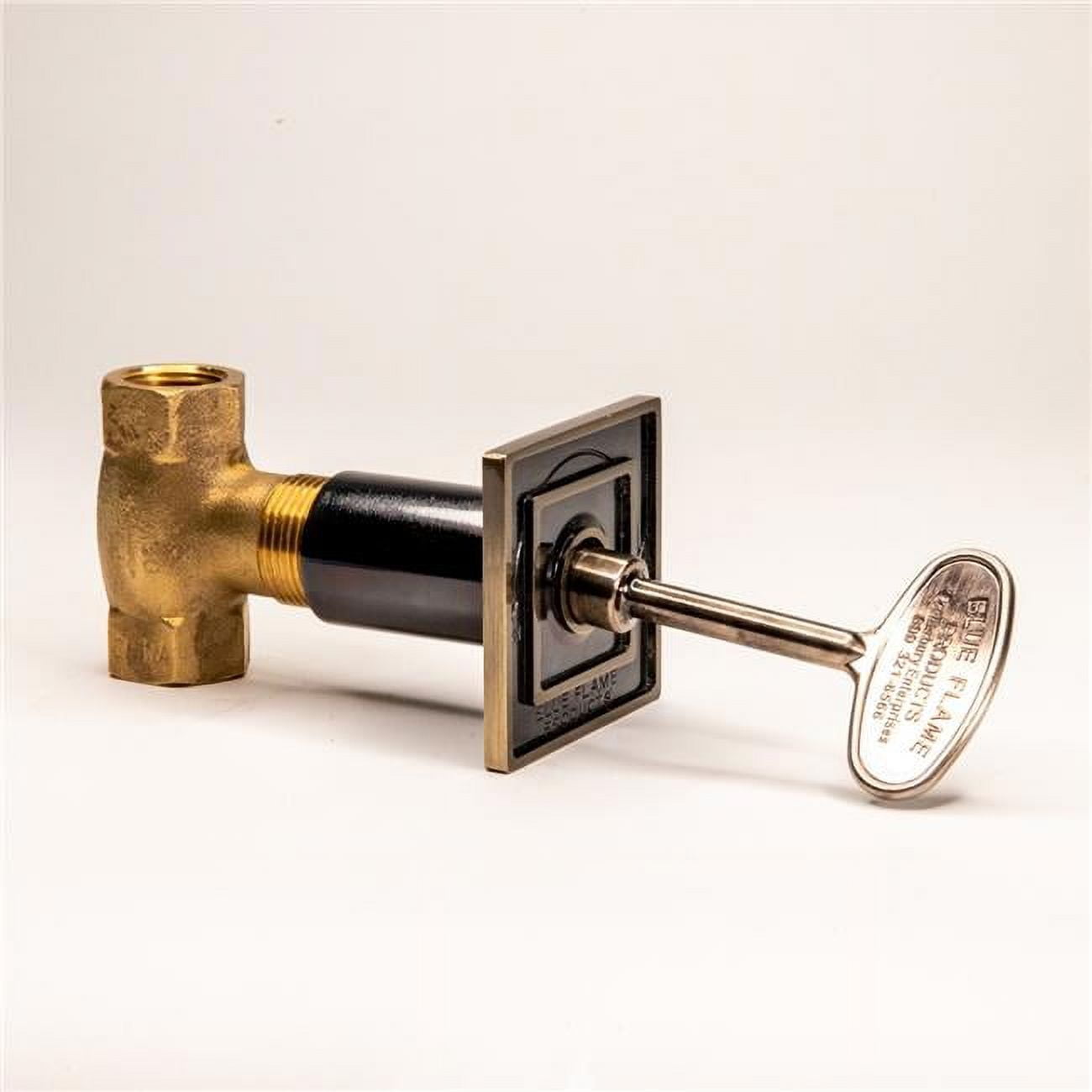 Canterbury 0.5 in. Multi Turn Straight Valve Kit with Square Flange & 3 ...