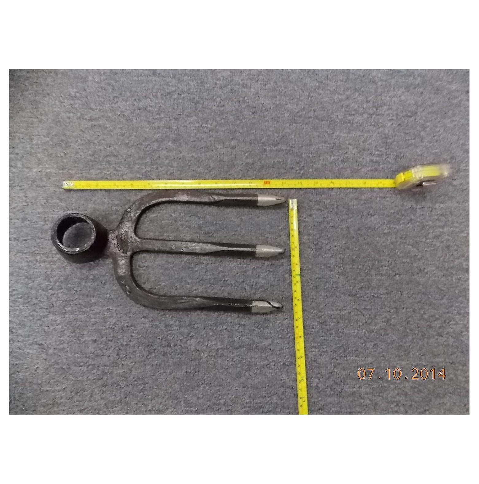 Canterbury Hoe Fork Head, Forged 3 Prongs - Walmart.com