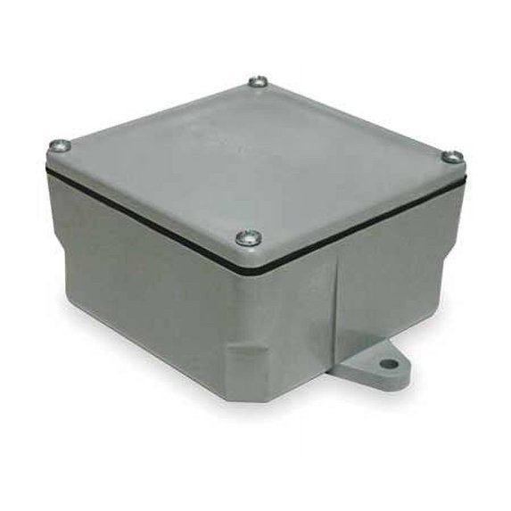Cantex 5133713 Rigid PVC Molded Screw Cover Junction Box 12 Inch x 12 ...