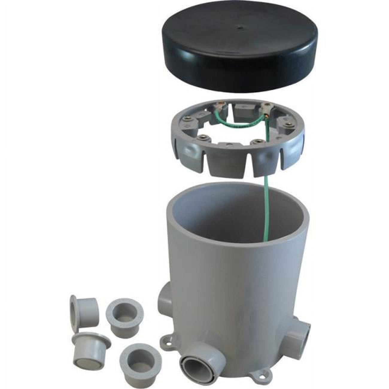 Cantex 5133760U Single Floor PVC Box Gray - Walmart.com