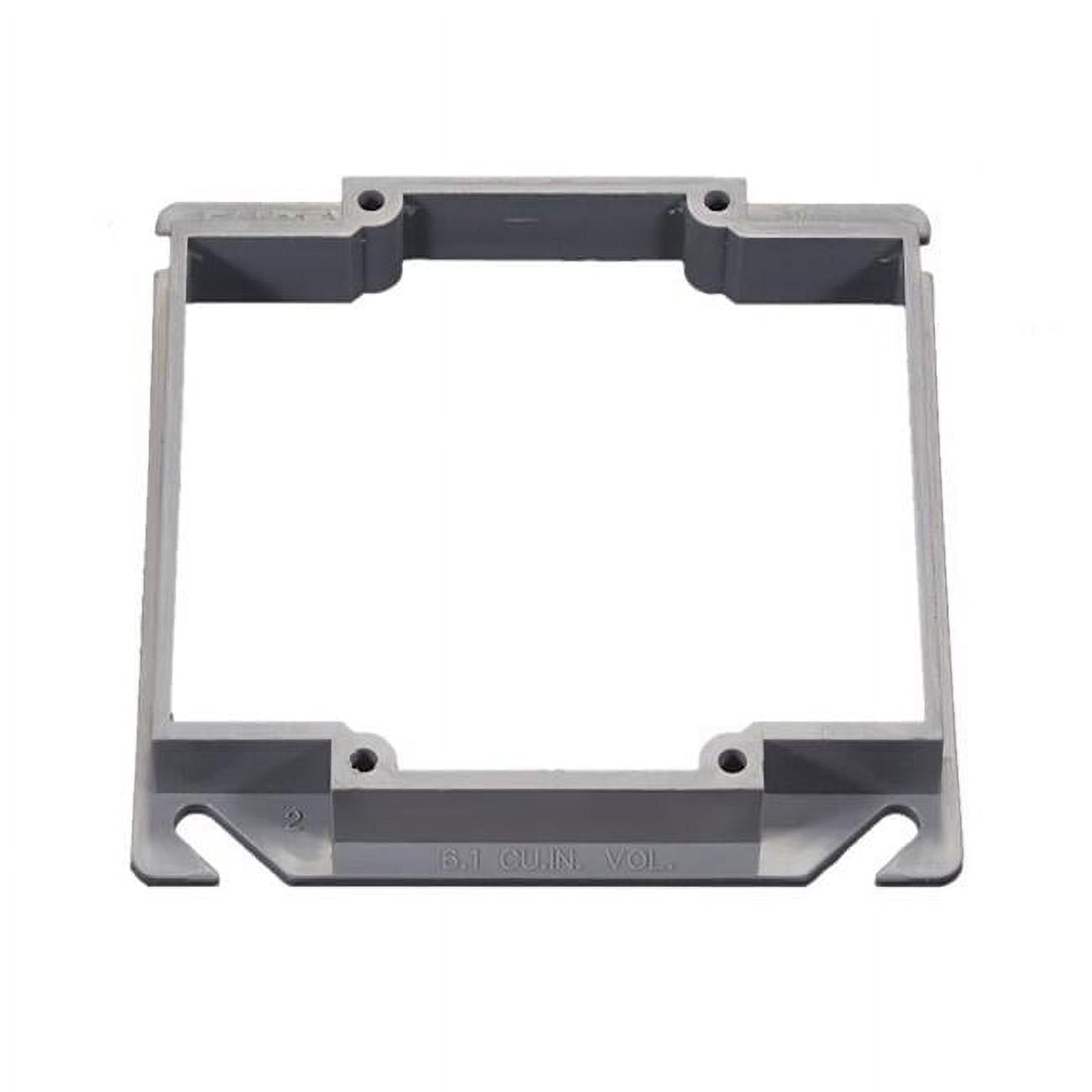 MUD RING SQR 2GANG 4" (Pack of 1) - Walmart.com