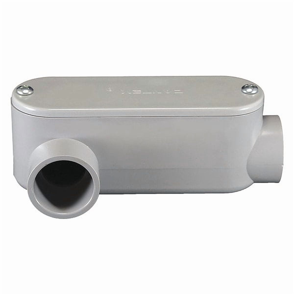 Cantex Conduit Outlet Body, PVC, LR, Back Type: Flat 5133651 - Walmart ...