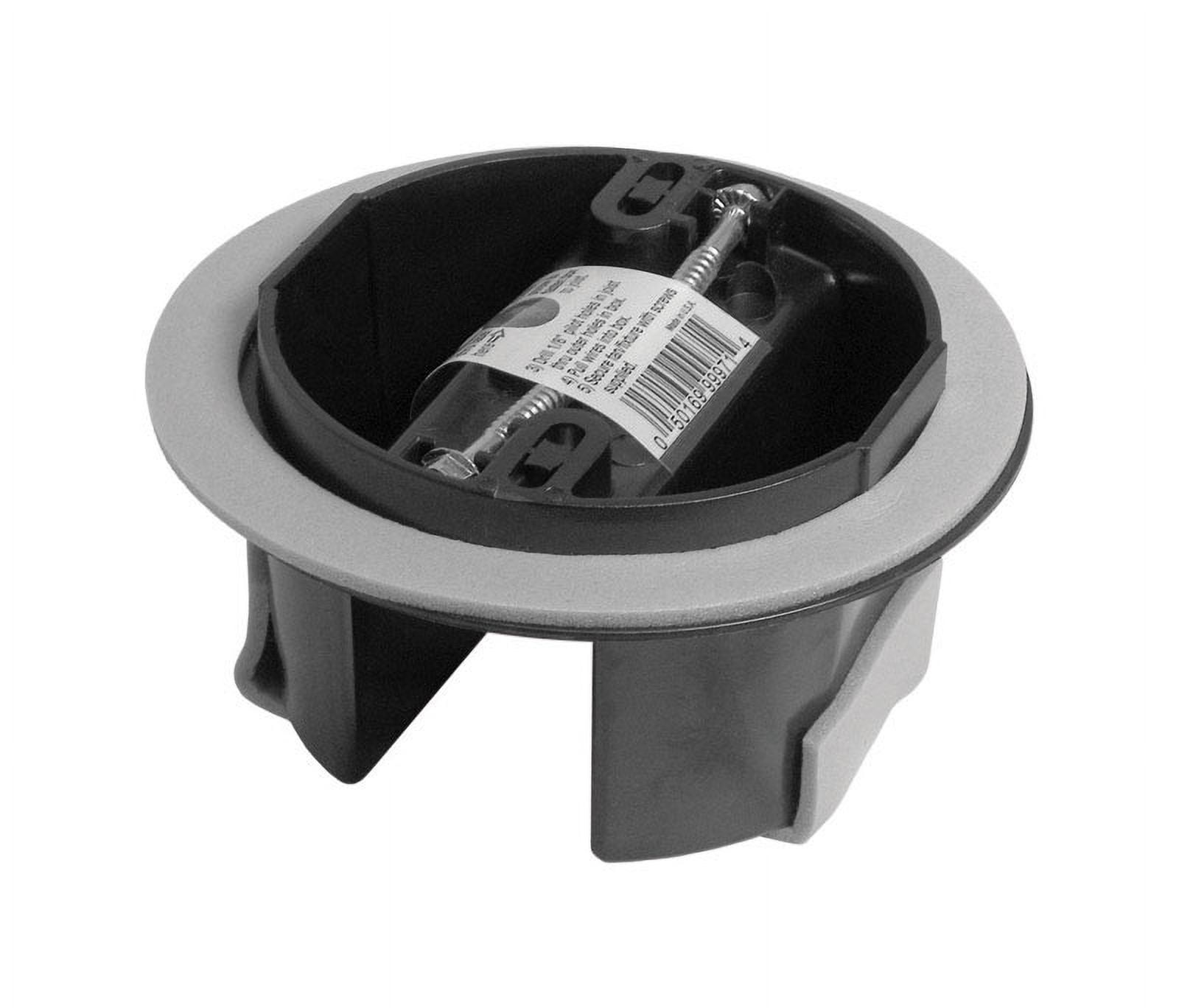 Cantex 2-3/4 in. H Round Junction Box Gray PVC - Walmart.com