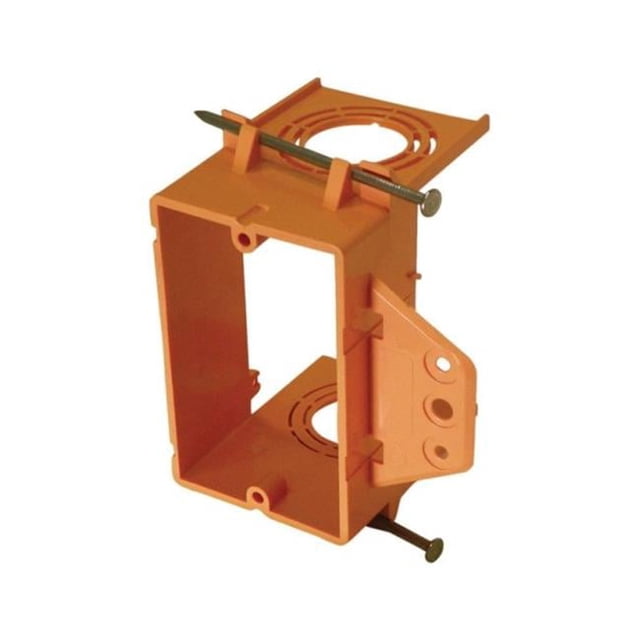 Cantex EZLV1-NWN Single Gang Junction Box, PVC, Orange - Walmart ...