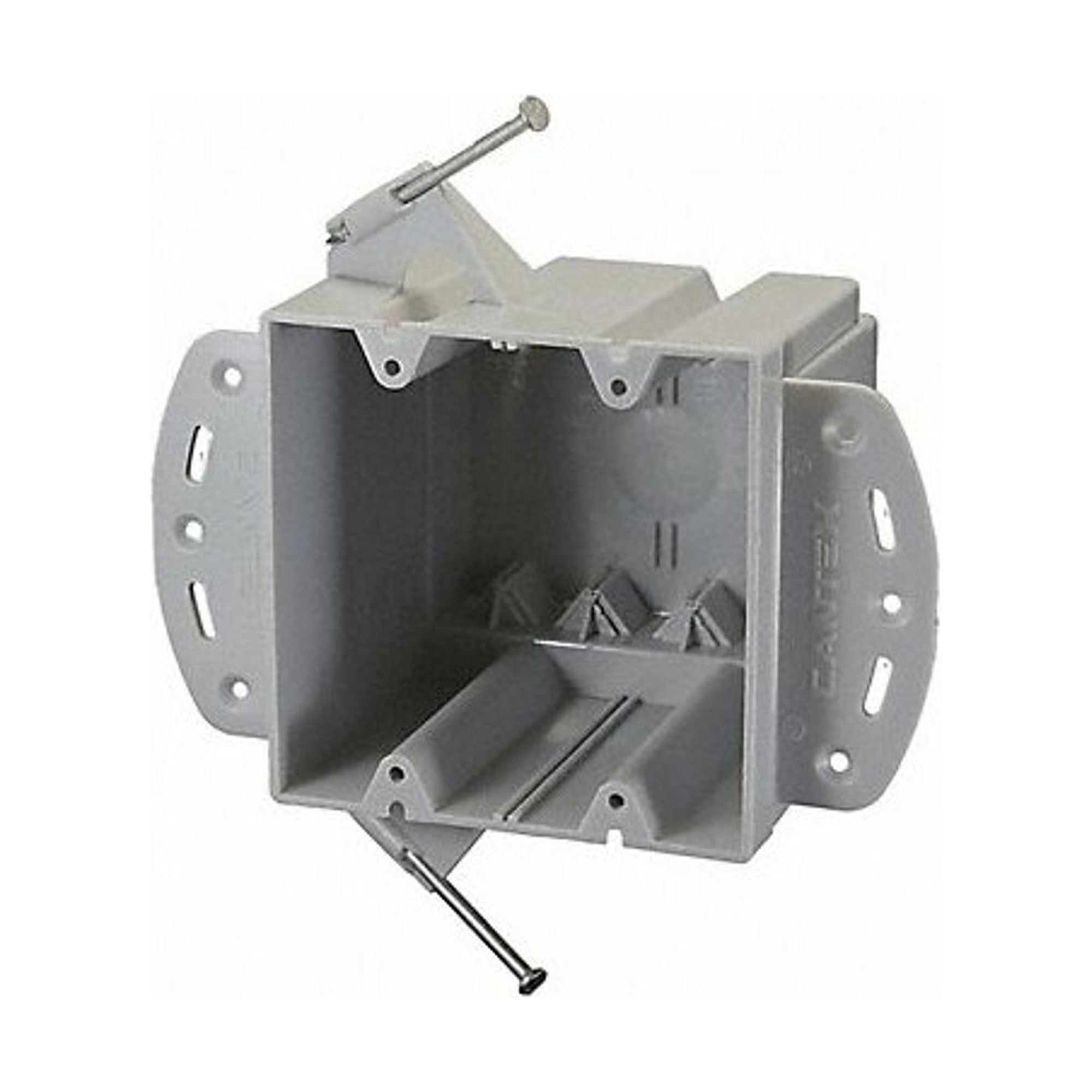 Cantex Electrical Box,2 Gang,48 cu. in.,PVC EZ48DNR - Walmart.com