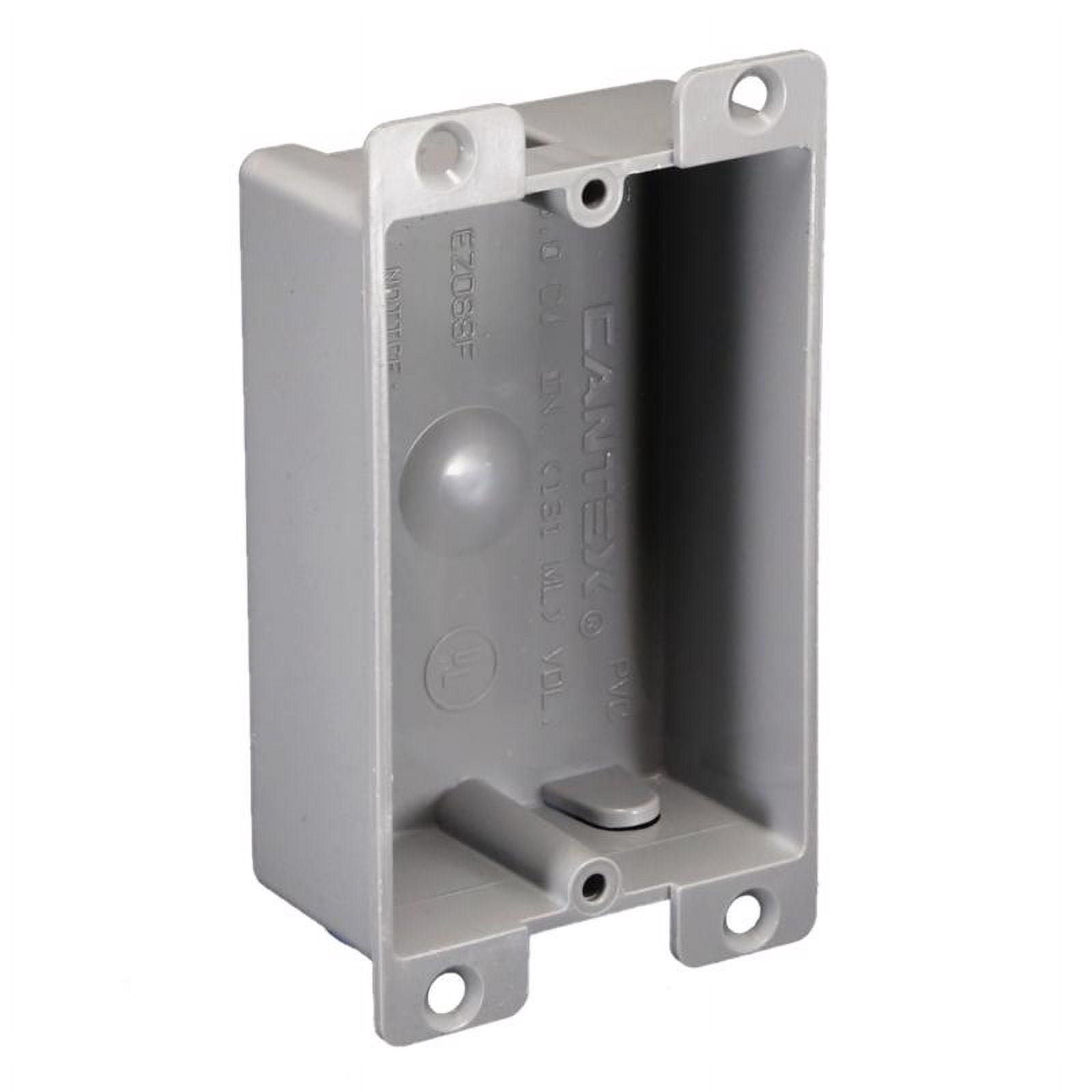 Cantex Electrical Box,Square,PVC EZ08SF - Walmart.com