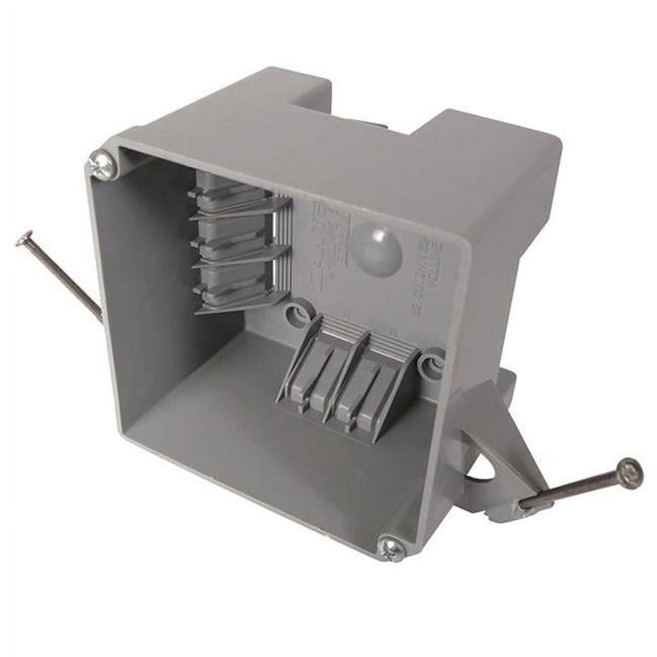 Cantex Industries 45562006 EZ32XNR 4 in. PVC Square Deep Box with Nails ...
