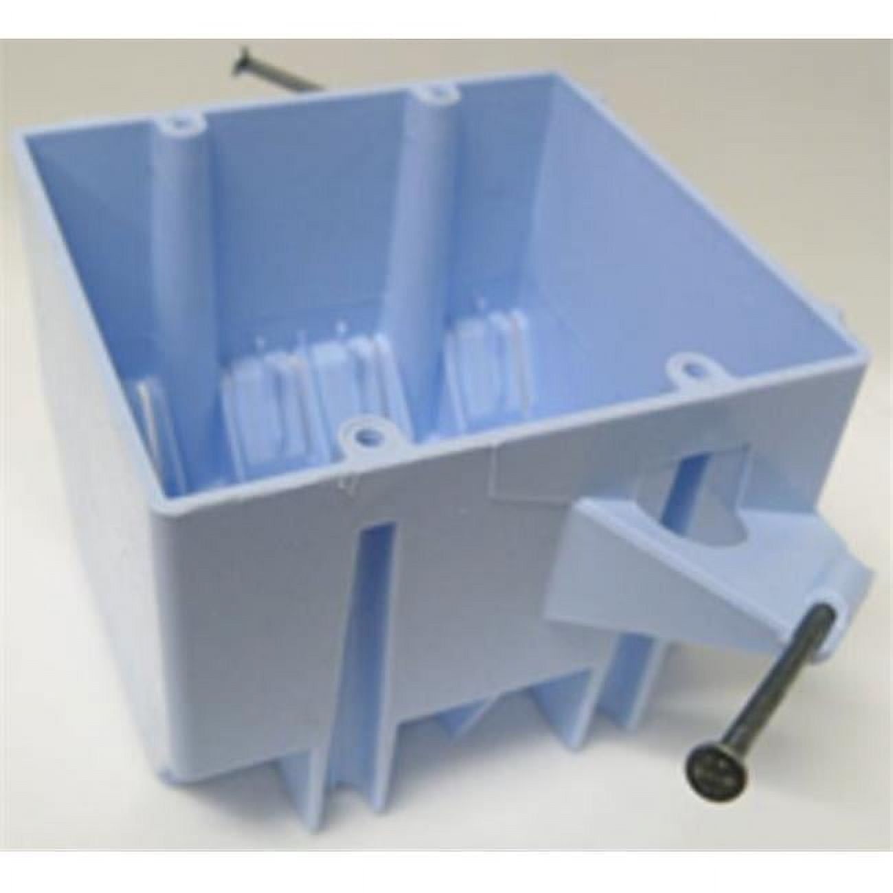 Cantex Industries EZ32DNR PVC 2-Gang Electrical EZ Box with Nails ...