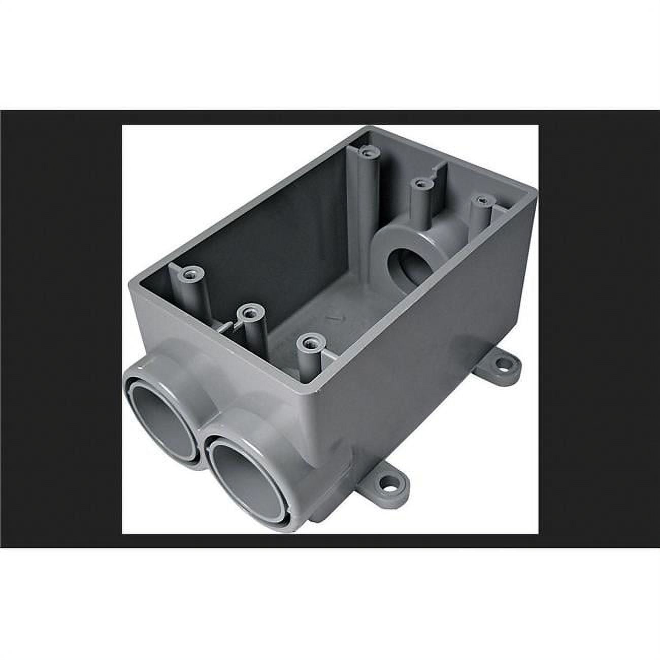 Cantex Weatherproof Box,1/2 in Hub,PVC 5133544 - Walmart.com