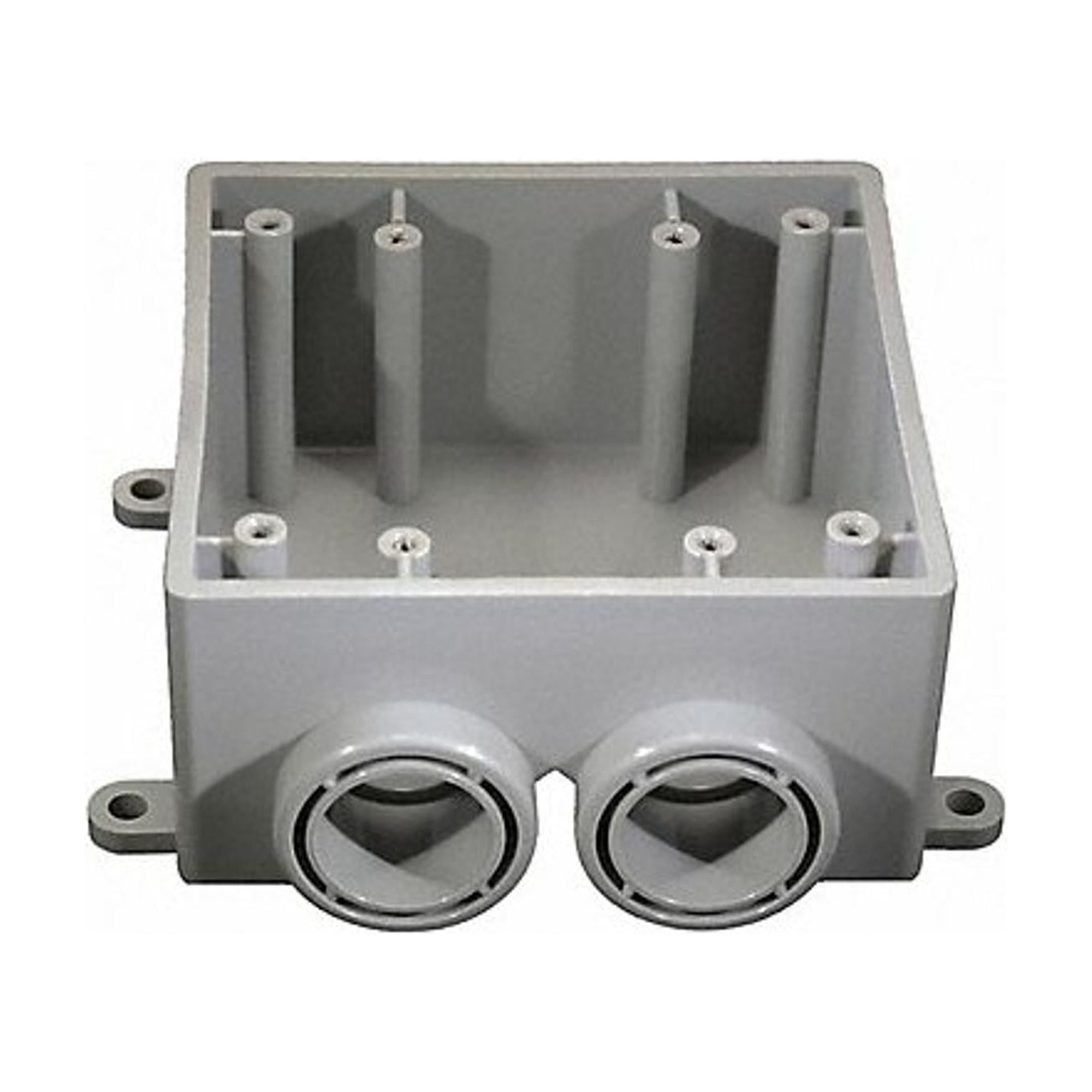 Cantex Weatherproof Box,2Gang,2Inlet,PVC 5133390 - Walmart.com