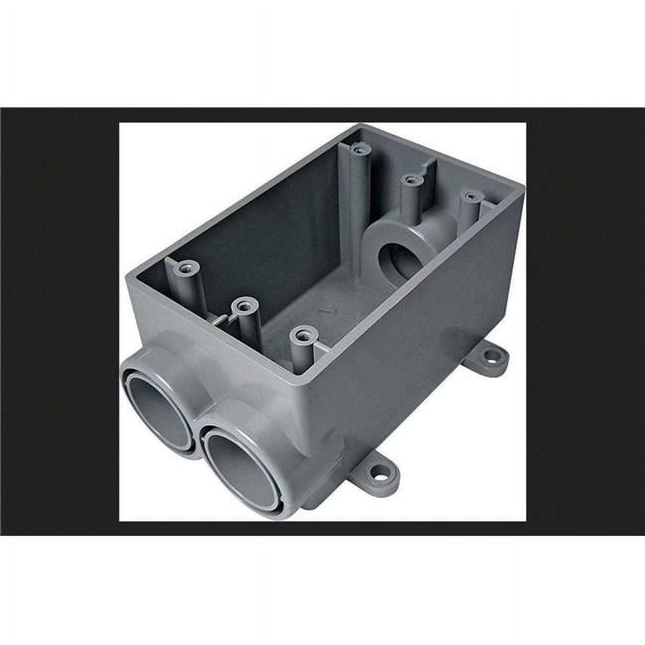 Cantex Weatherproof Box,3/4 in Hub,PVC 5133545 - Walmart.com