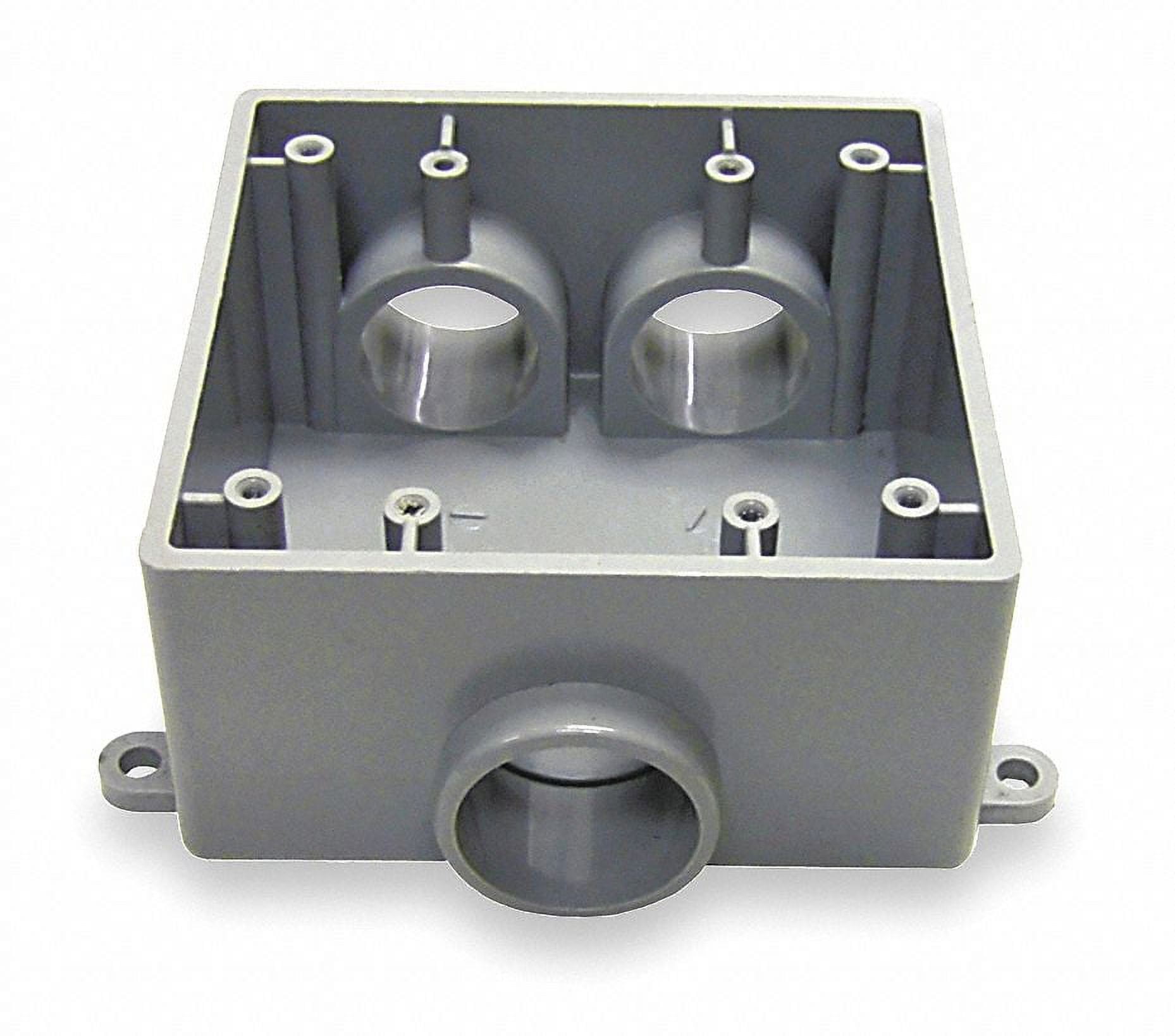 Cantex Weatherproof Box,3 Inlet,3/4 Hub,PVC 5133401 - Walmart.com