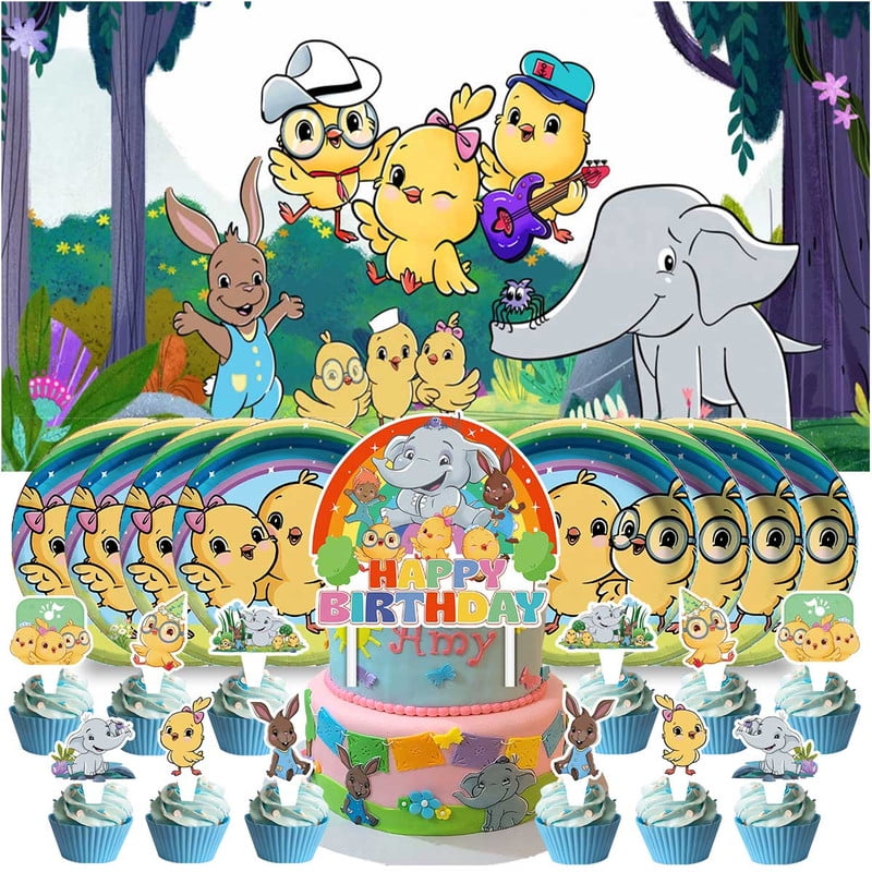 Canticos Birthday Plates Supplies Decorations Decor Backdrop Banner ...