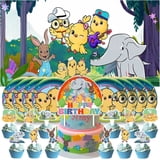 Canticos Birthday Plates Supplies Decorations Decor Backdrop Banner ...