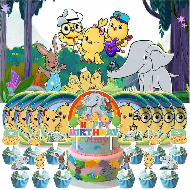 Canticos Birthday Plates Supplies Decorations Decor Backdrop Banner ...