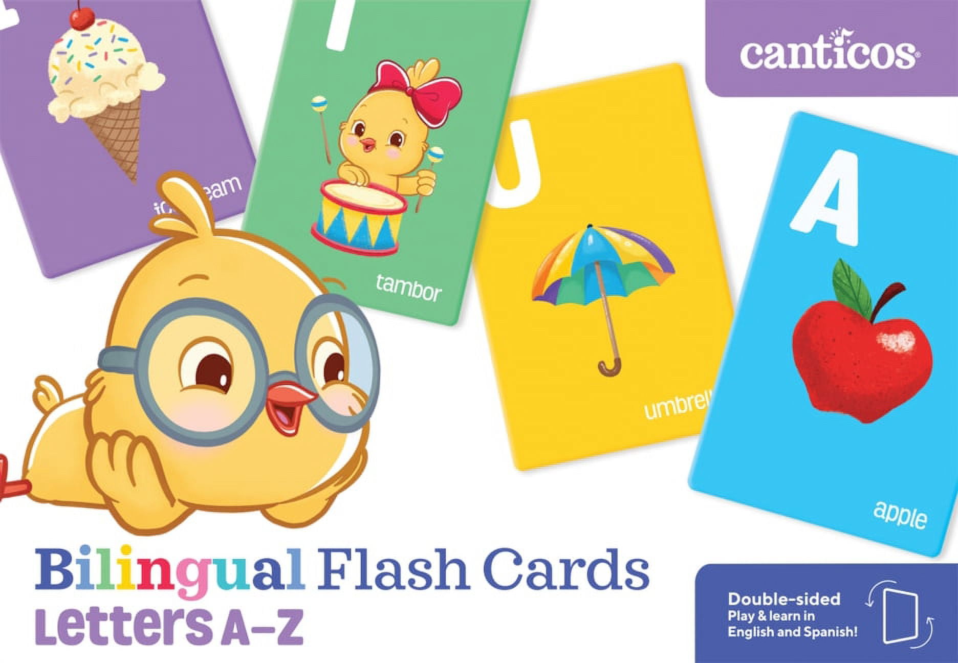 Canticos Cards Canticos Bilingual Flash Cards: Letters A-Z, (Board Book ...