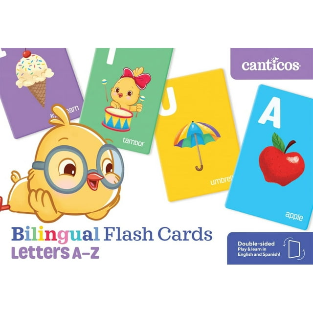 Canticos Cards Canticos Bilingual Flash Cards: Letters A-Z, (Board Book ...