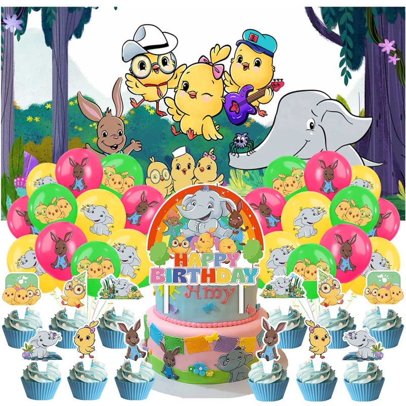 Canticos Party Decorations Set Kit Latex Balloons Birthday Decor Cake ...