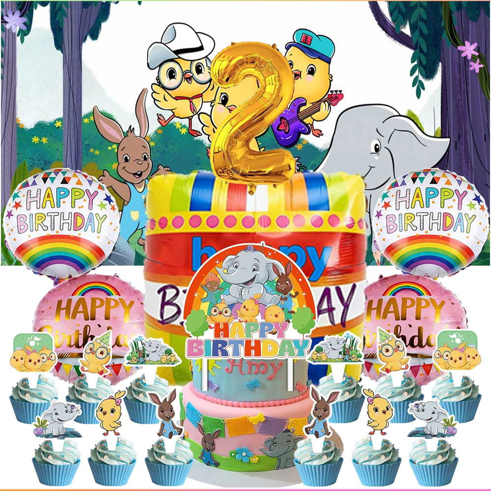 Canticos Party Supplies Decor 2nd Kit Balloons Birthday Cake Topper ...