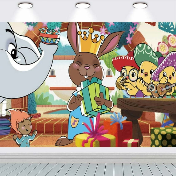 Canticos Post school Wall Decor Birthday Banner Backdrop Background ...