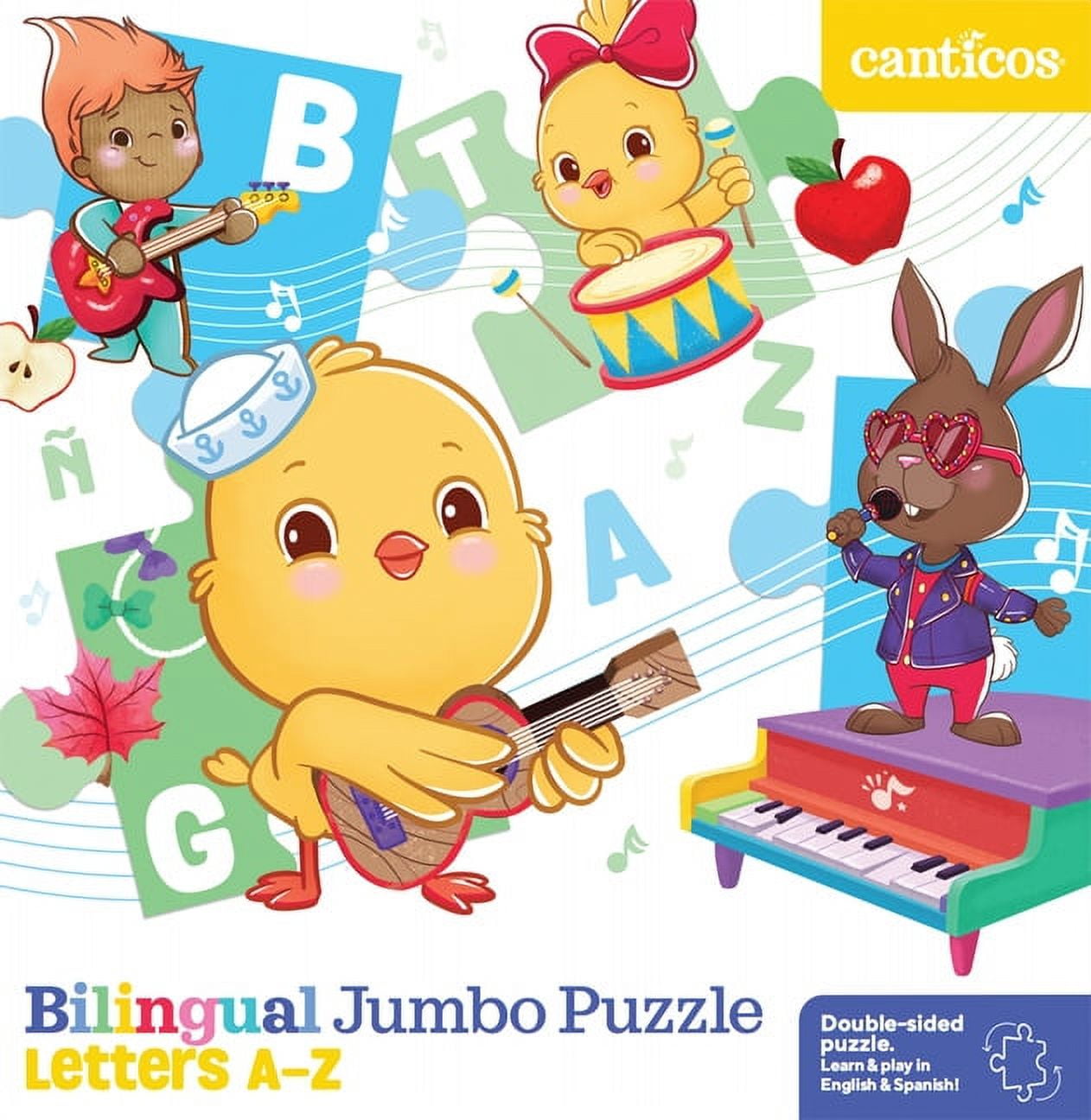 Canticos Puzzles: Canticos Bilingual Jumbo Puzzle: Letters A-Z ...