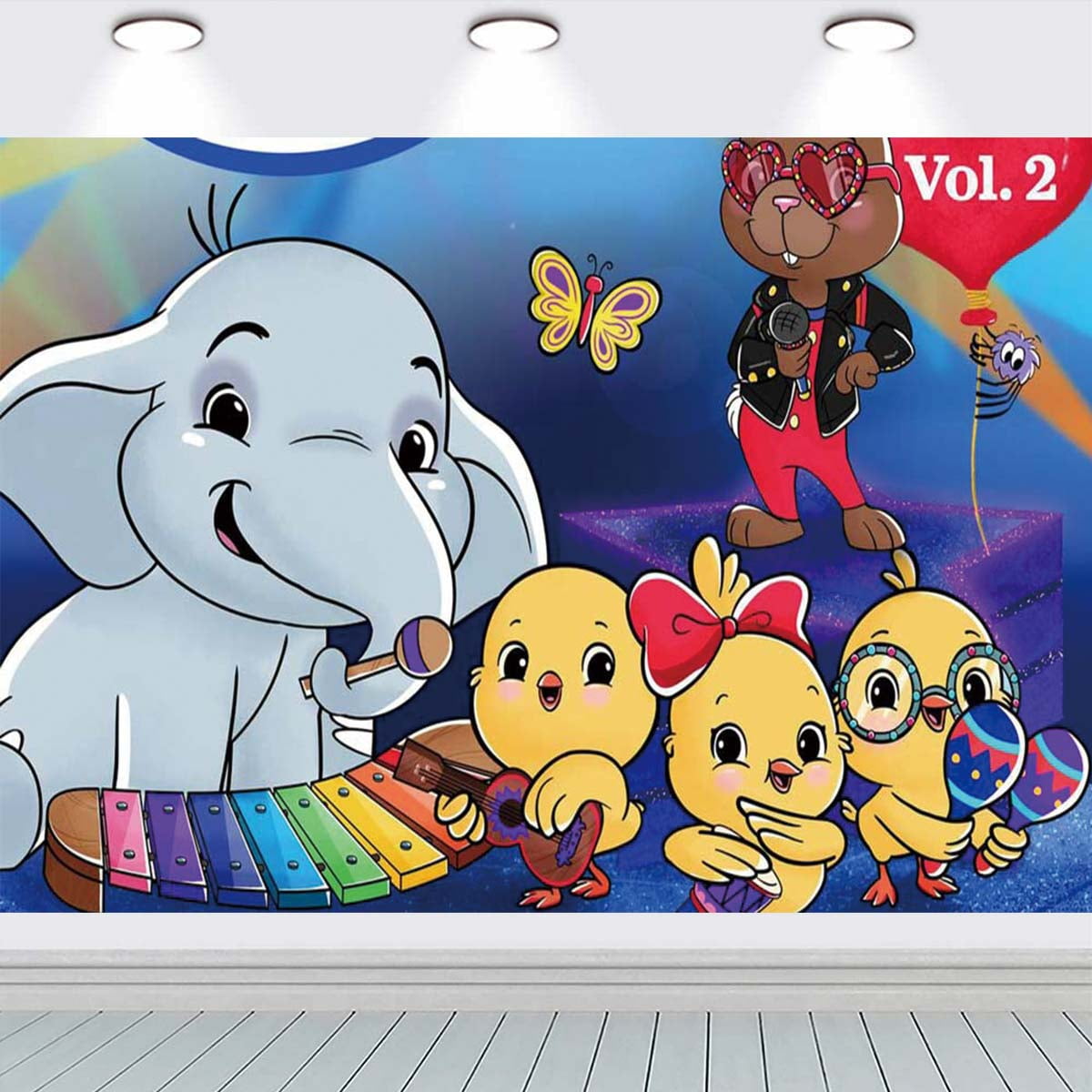 Canticos school Background Banner Birthday Backdrop Party Supplies ...