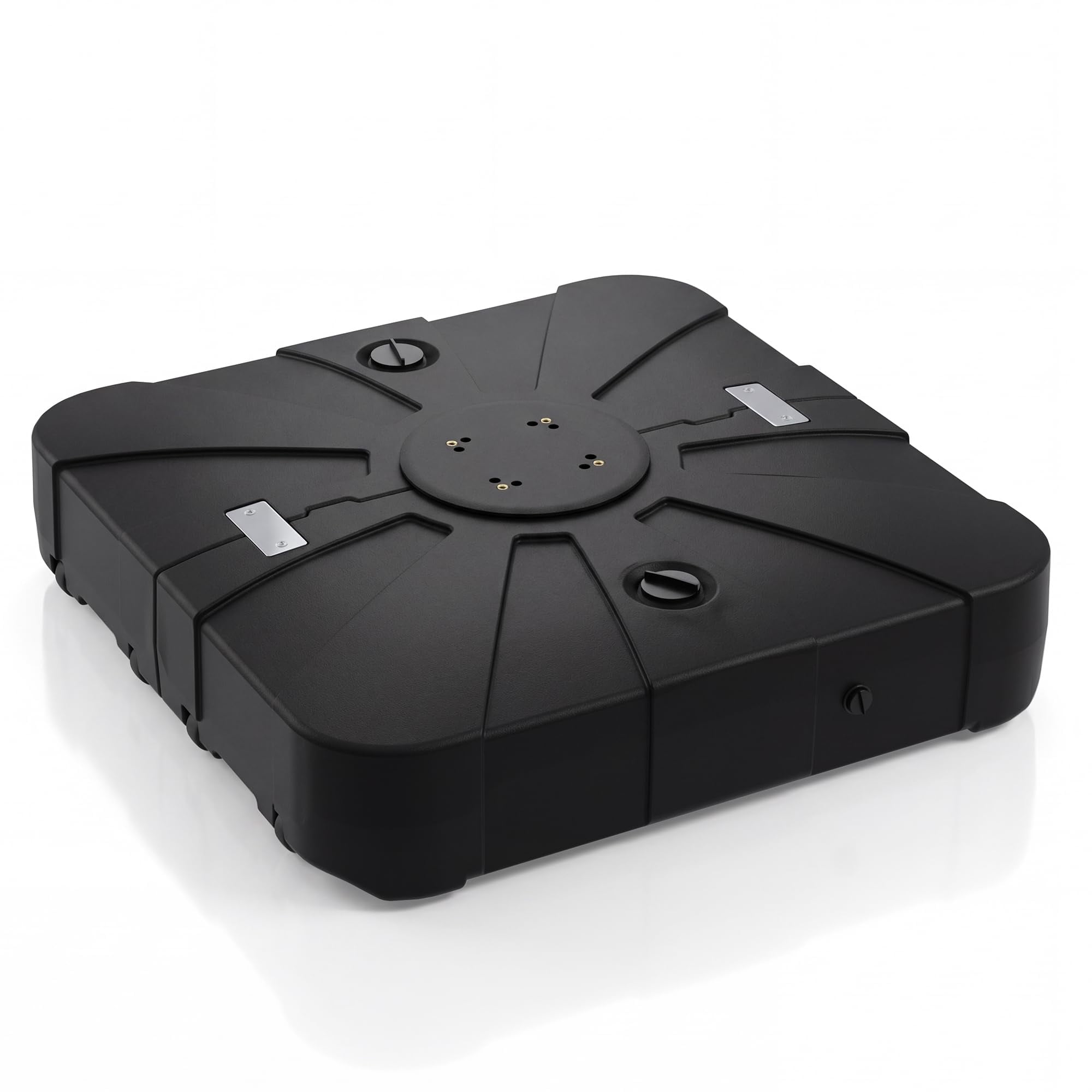 Cantilever Patio Umbrella Base with Wheels, 500LBS Heavy Duty Water ...