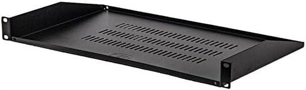 Cantilever Server Shelf Vented Shelves Rack Mount 19 Inch 1U Black 10.5 ...