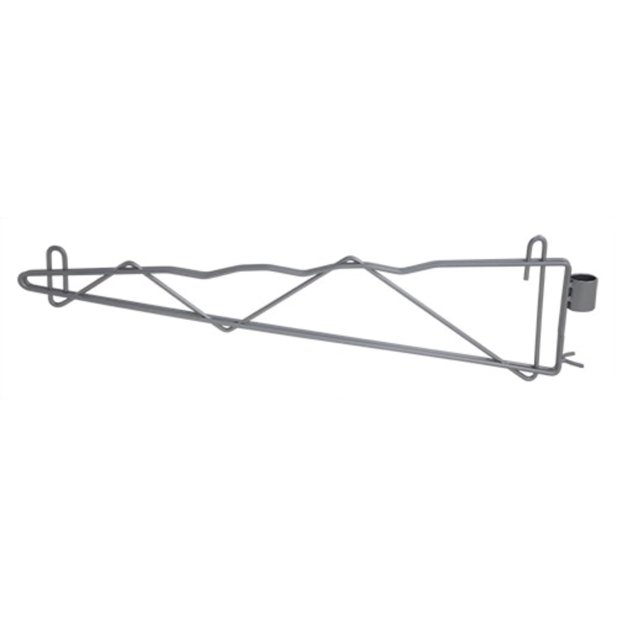 Cantilever Single Shelf Post Wall Mount, (2) 24" single post cantilever ...