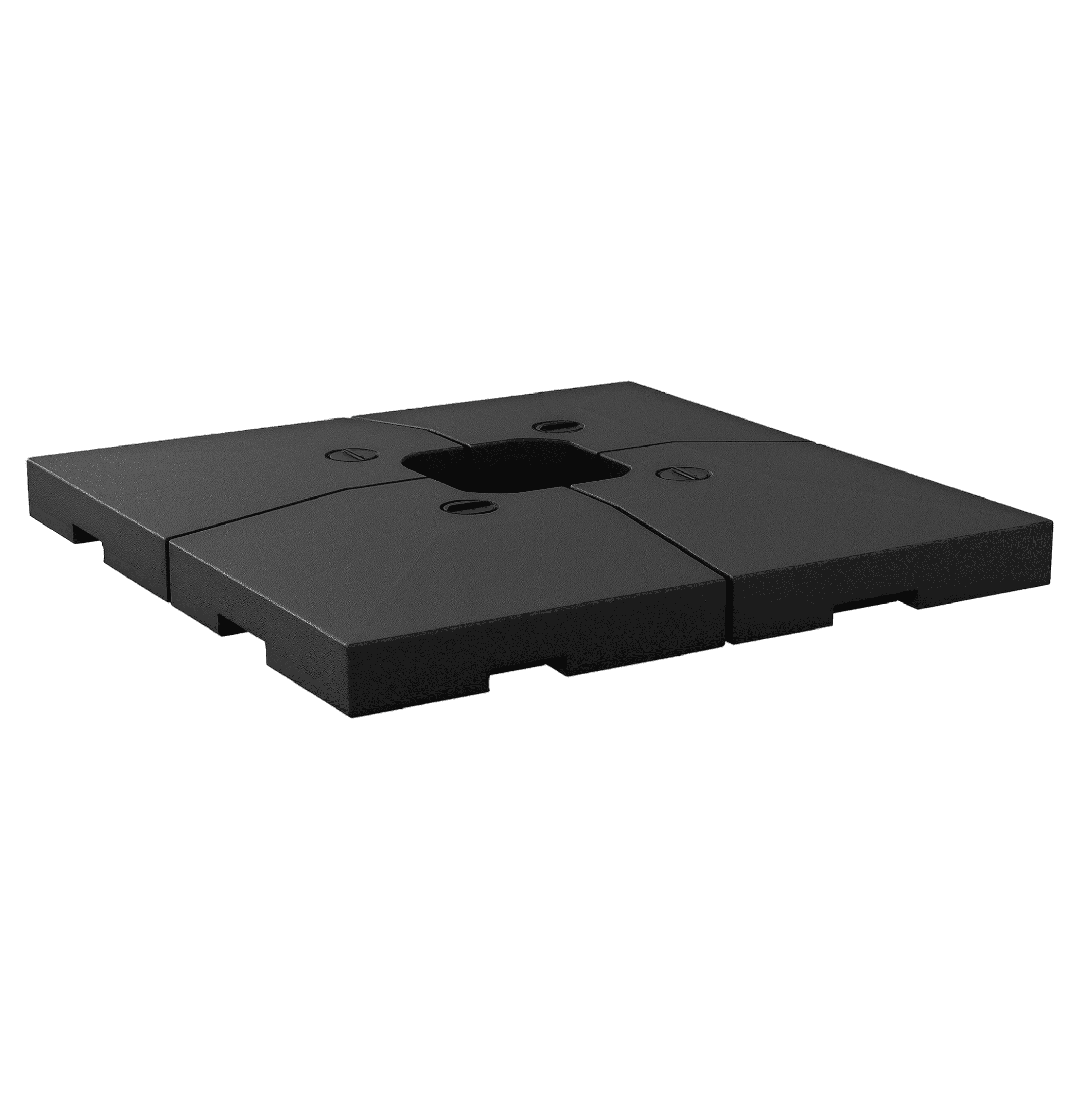 Cantilever Umbrella Base Set - 4 Pieces, 176/264 lbs Capacity, Outdoor ...