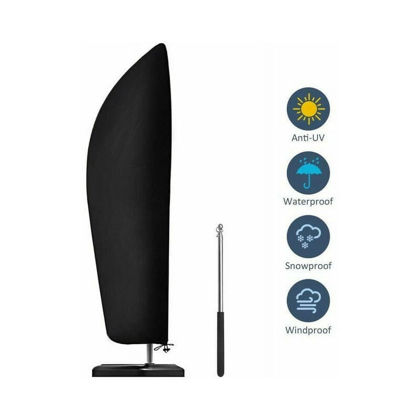 Cantilever Umbrella Covers, Heavy Duty Waterproof Outdoor Umbrella ...