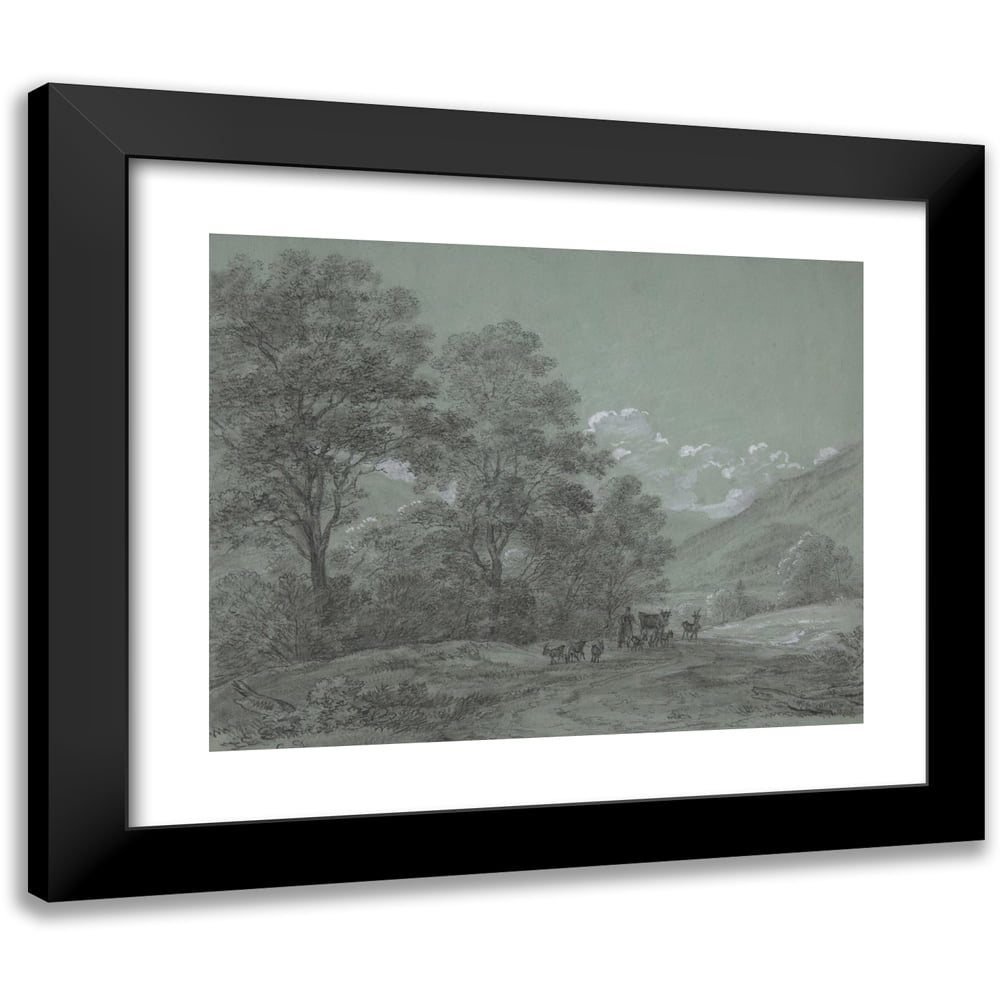 Cantius Dillis 24x20 Black Modern Framed Museum Art Print Titled ...