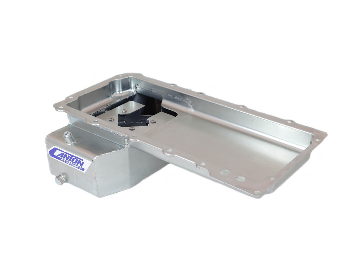 Canton 15-276 Oil Pan Road Race/Drift Front Sump 6-1/2 qt - 5-5/8 in ...