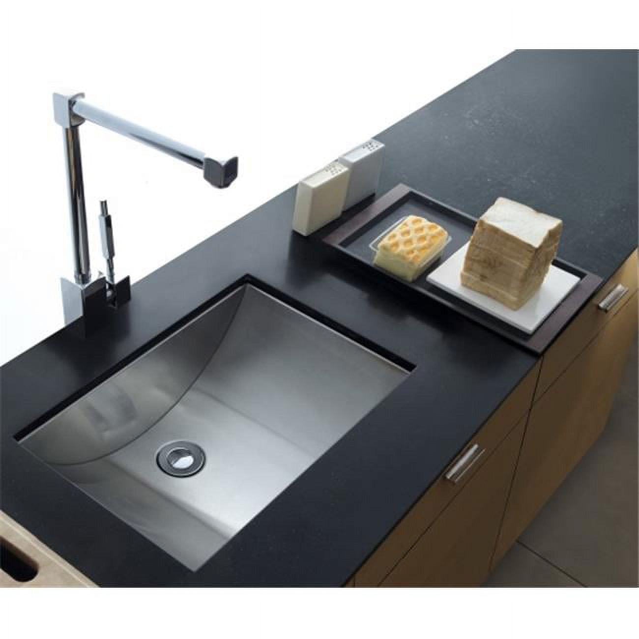 Cantrio Koncepts MS-012 Single Kitchen Stainless Steel Undermount Sink - Walmart.com
