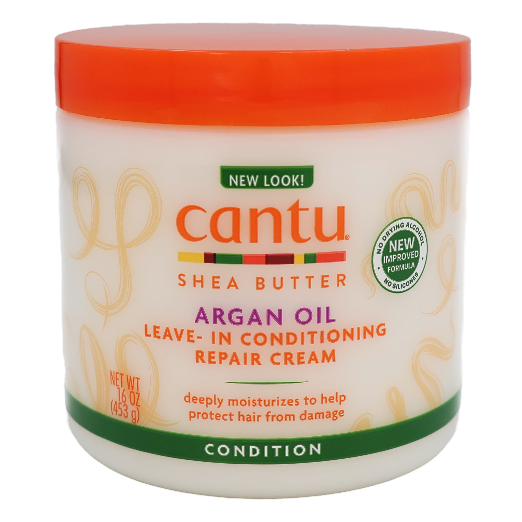 Cantu Argan Oil Leave In Conditioning Repair Cream, 16 Oz., Pack of 6 ...