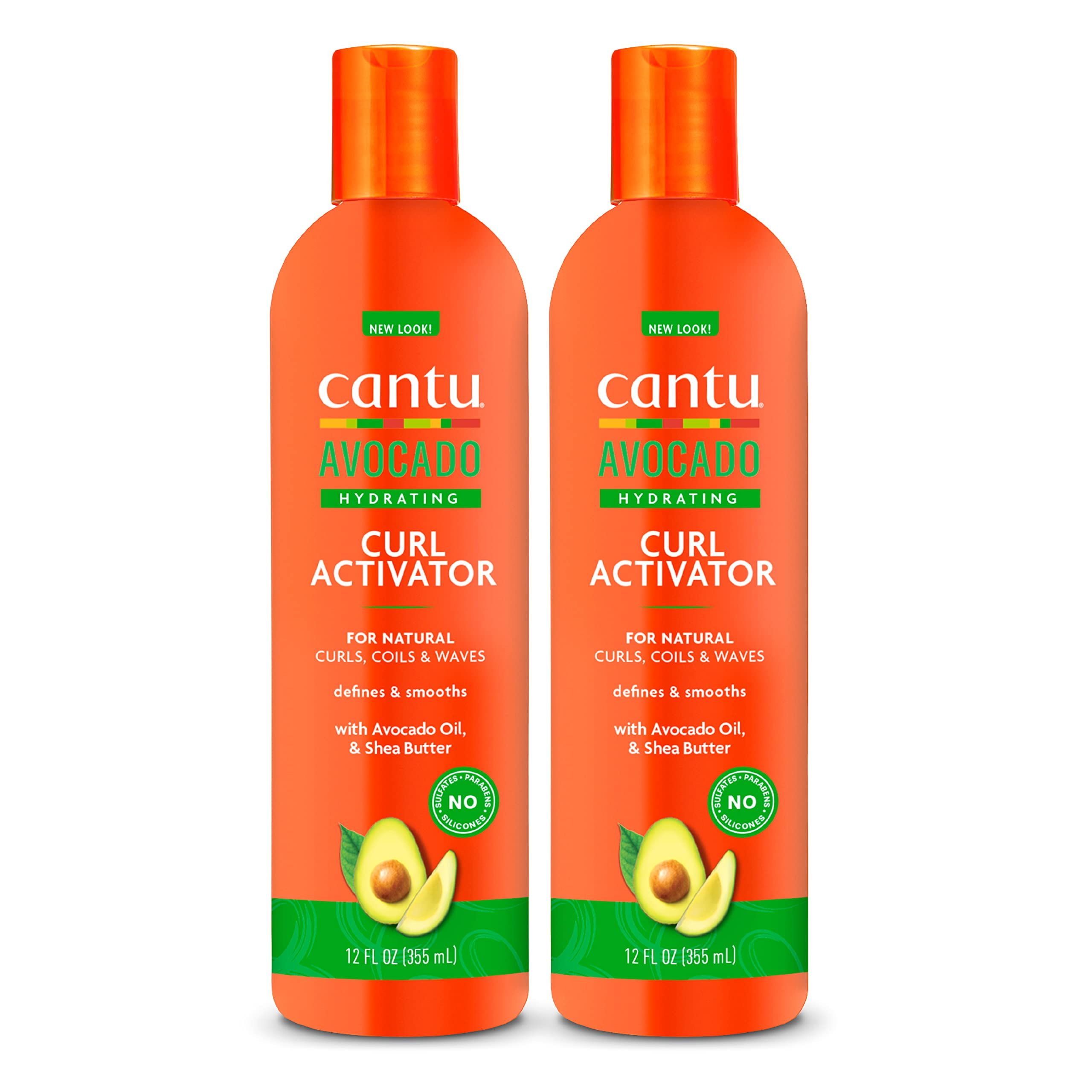 Cantu Avocado Hydrating Curl Activator Cream with Pure Shea Butter, 12 ...