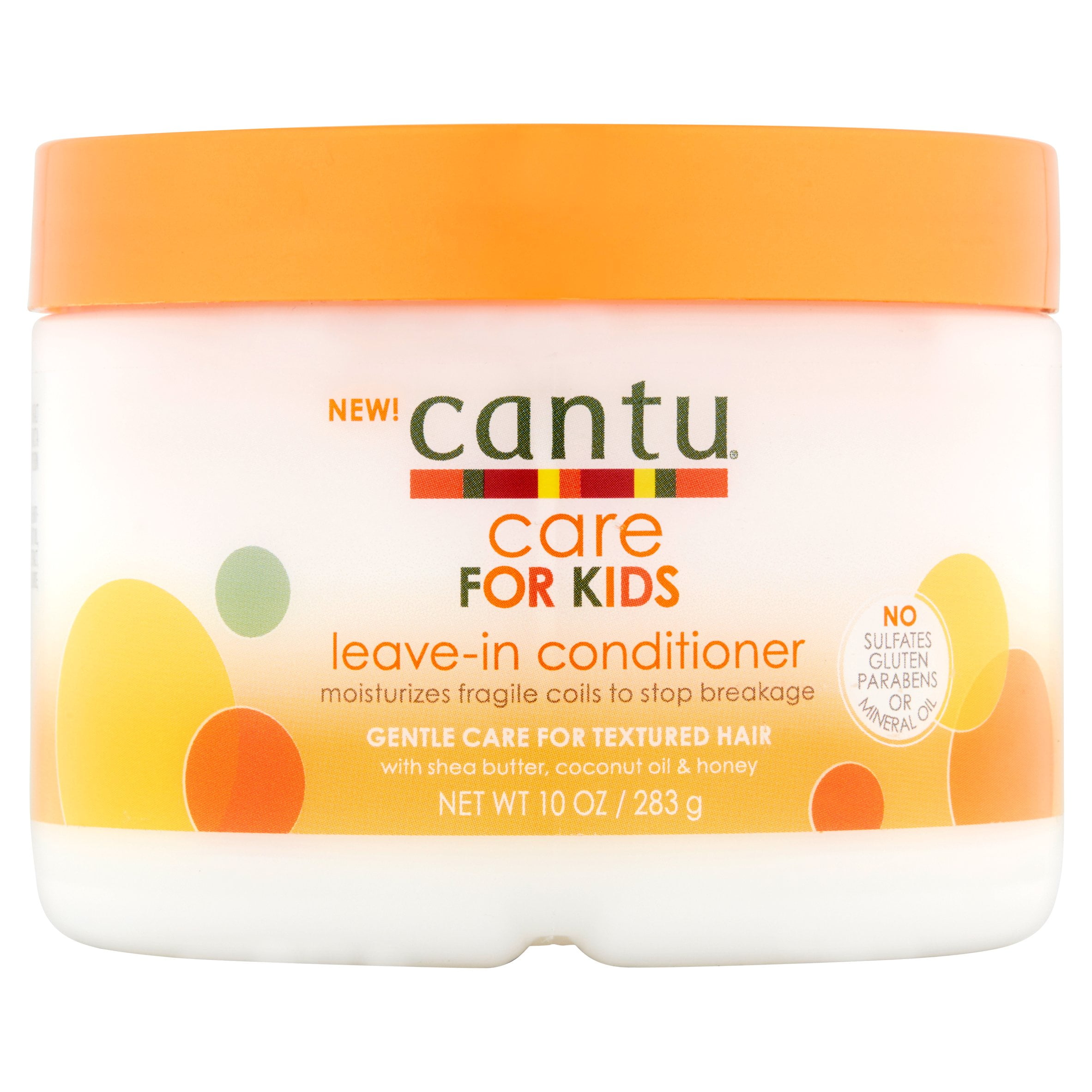 Cantu Kids Leave-In Conditioner, 10 oz Shea Butter, Coconut Oil, Honey ...