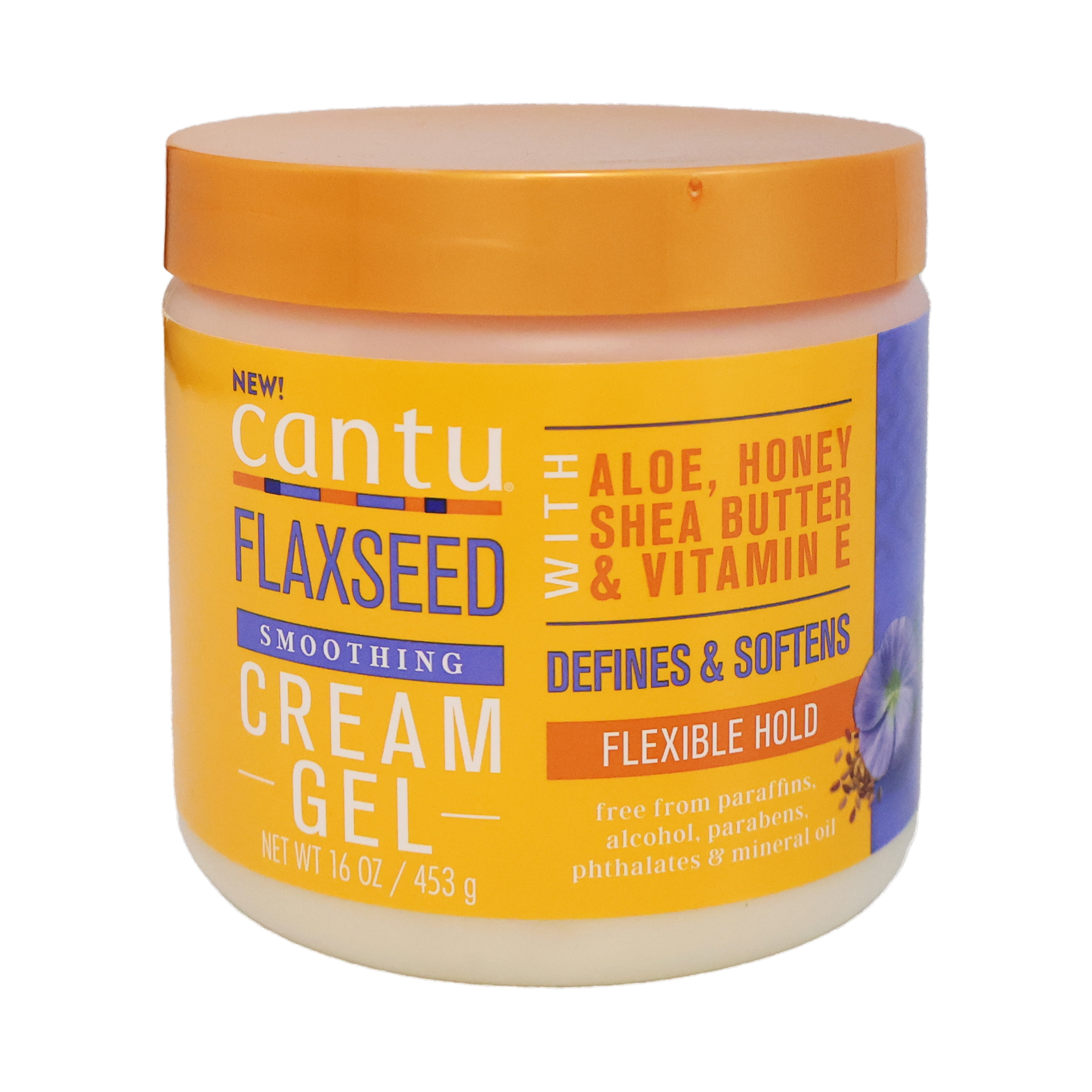 Cantu Flaxseed Smoothing Cream Gel 16oz Pack Of 3
